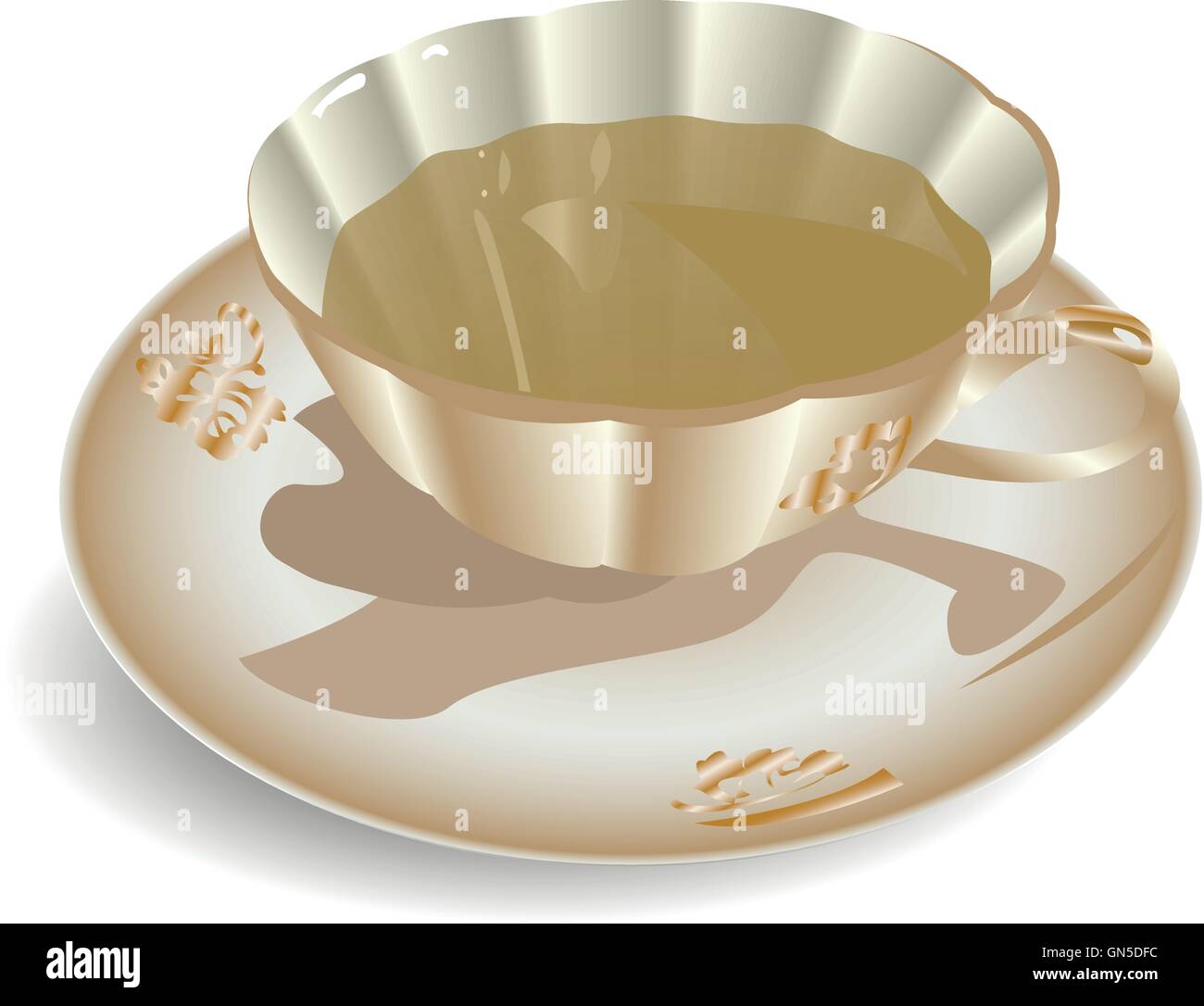 Cup of tea vector illustration Stock Vector Image & Art - Alamy