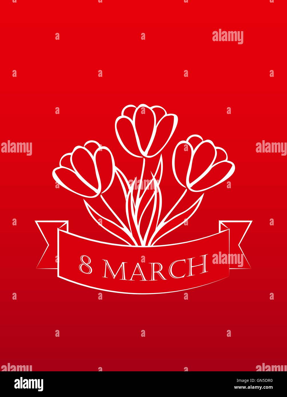 8 march card. sketch. vector Stock Vector Image & Art - Alamy
