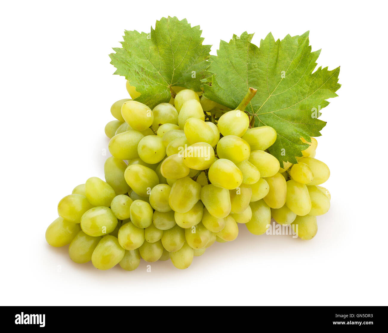 white grapes isolated Stock Photo - Alamy