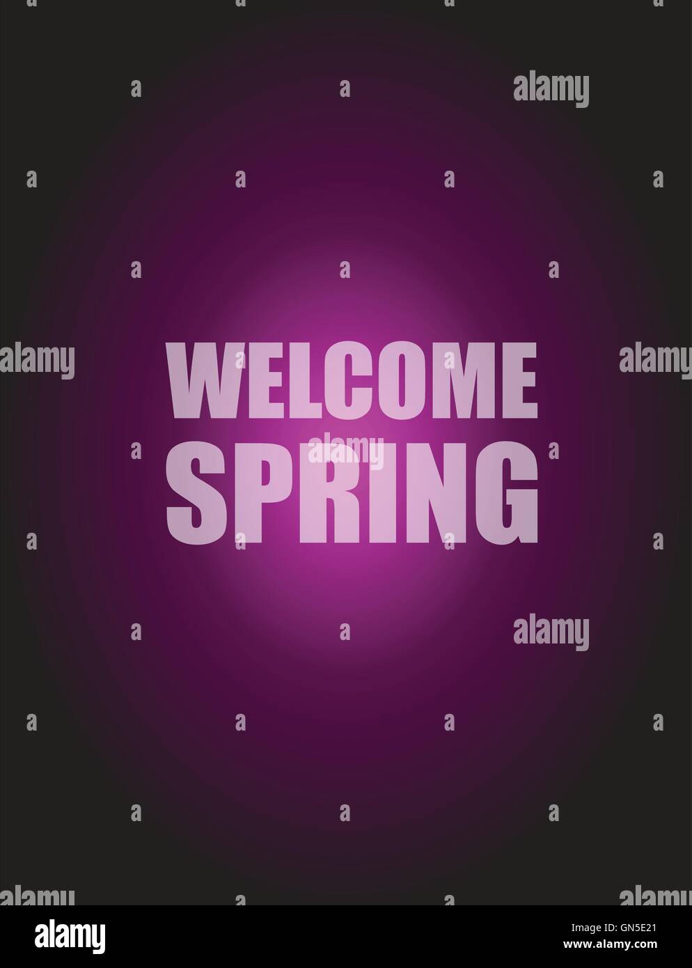 Welcome Spring Holiday Card. Welcome Spring Vector. Welcome Spring ...