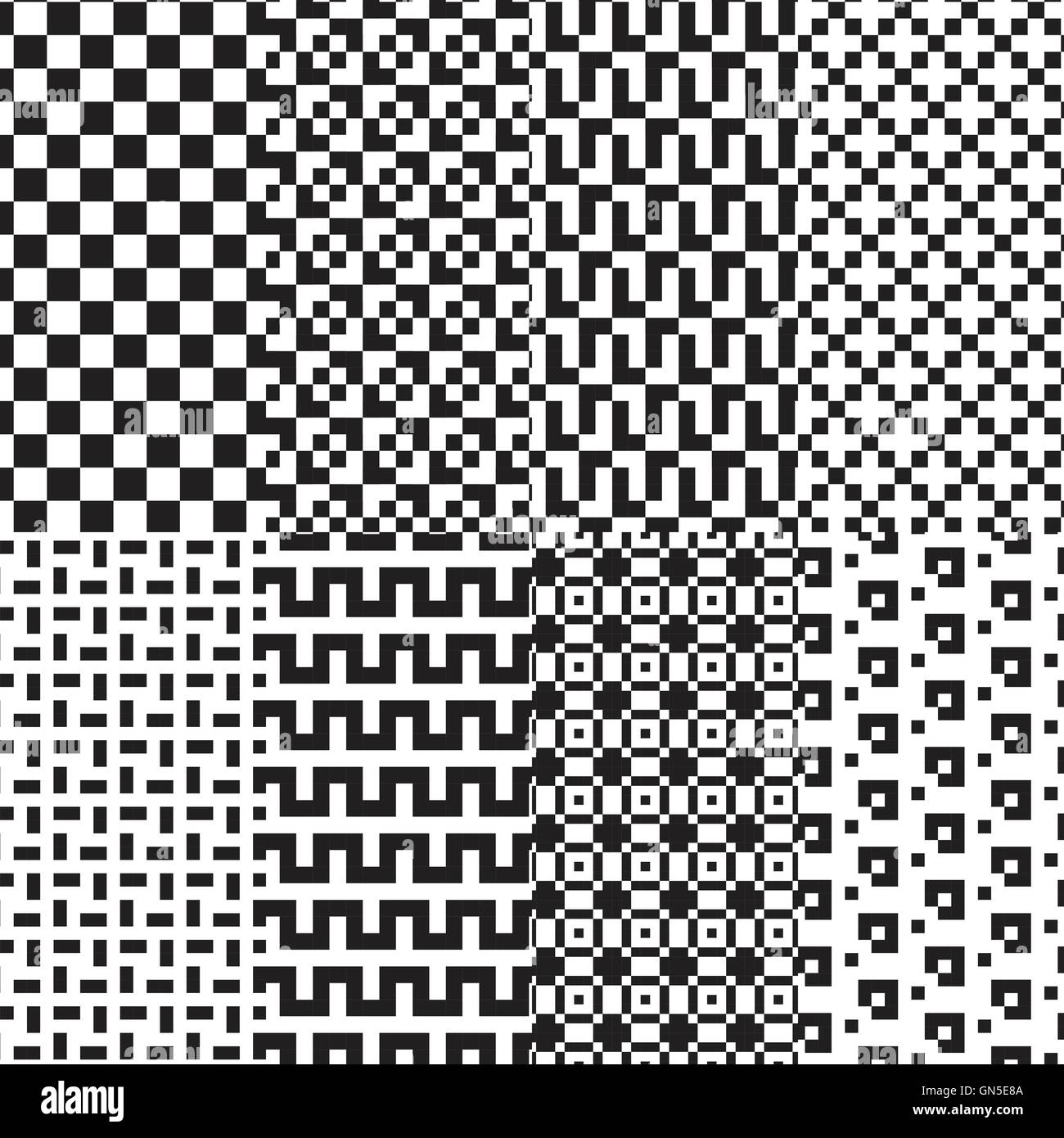 Square Pattern Style Stock Vector Image & Art - Alamy