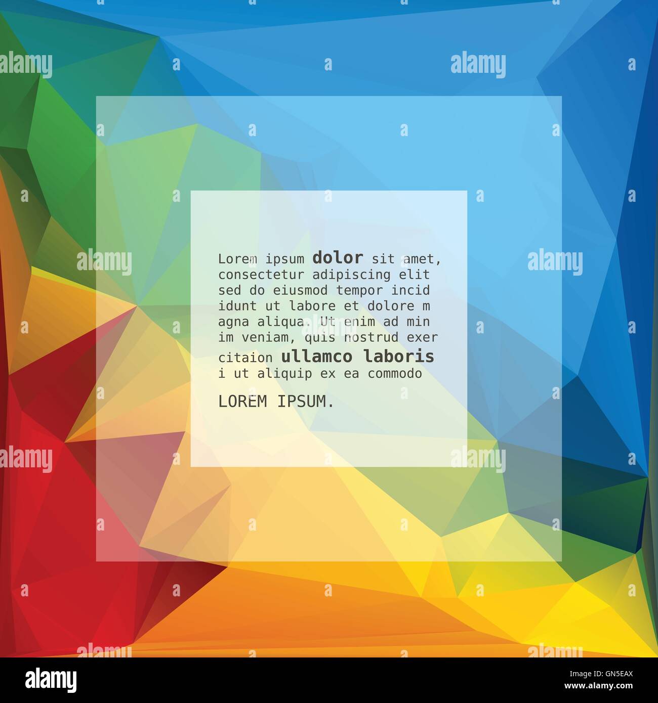 Colorful abstract design template Stock Vector Image & Art - Alamy