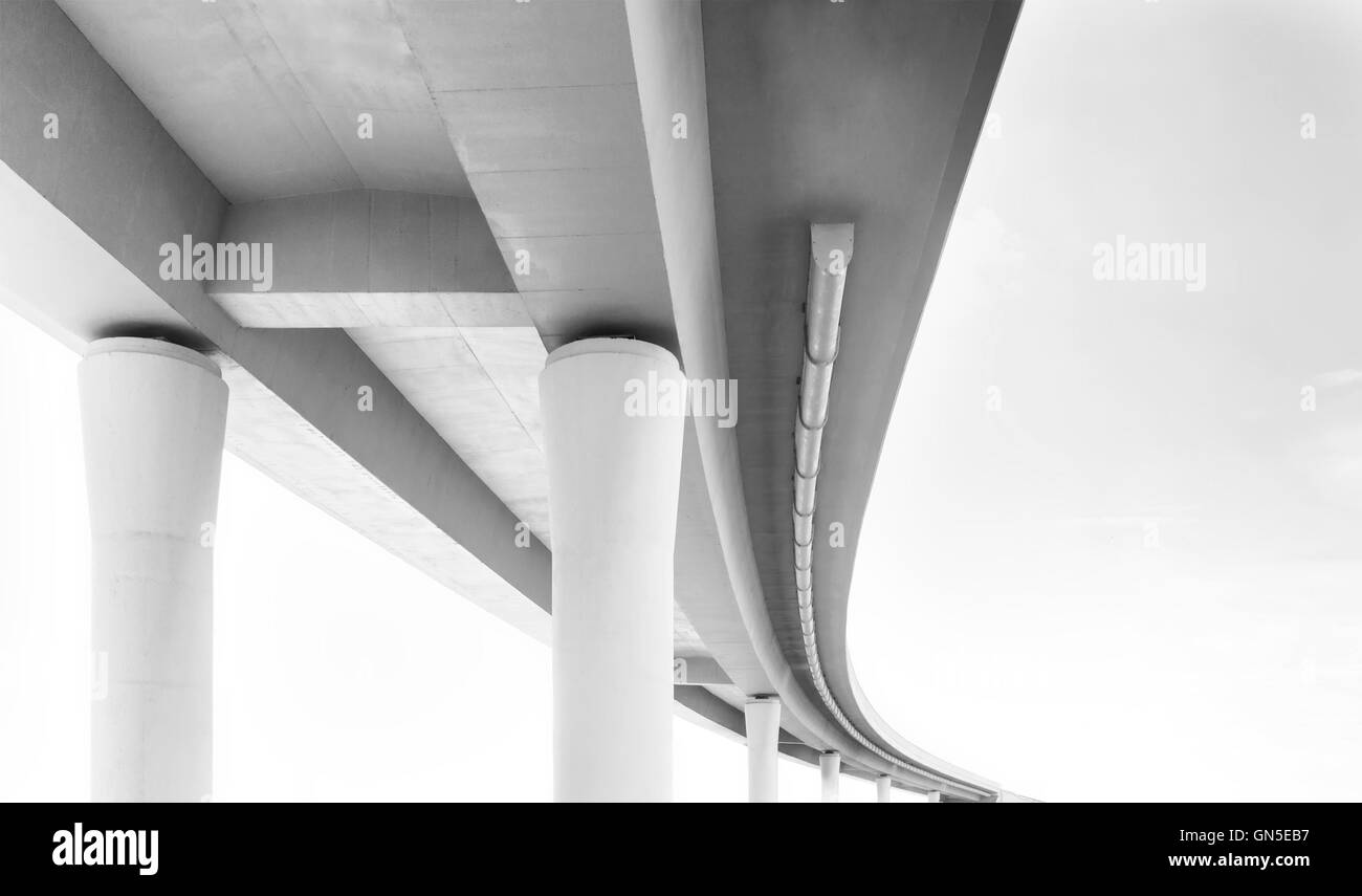 View from below construction Black and White Stock Photos & Images - Alamy