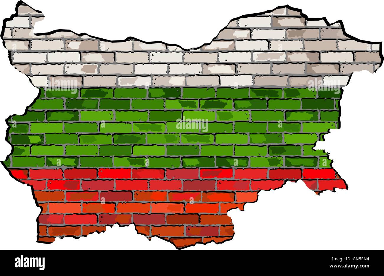 Bulgarian flags Stock Vector Images - Alamy