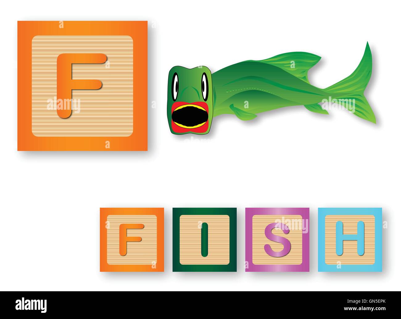 Fish alphabet letters hi-res stock photography and images - Alamy