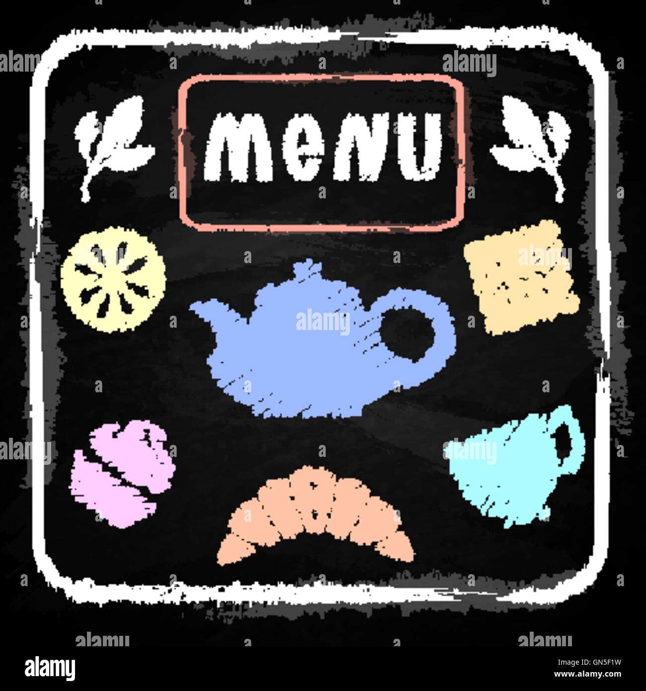 Chalk board writing Stock Vector Images - Alamy