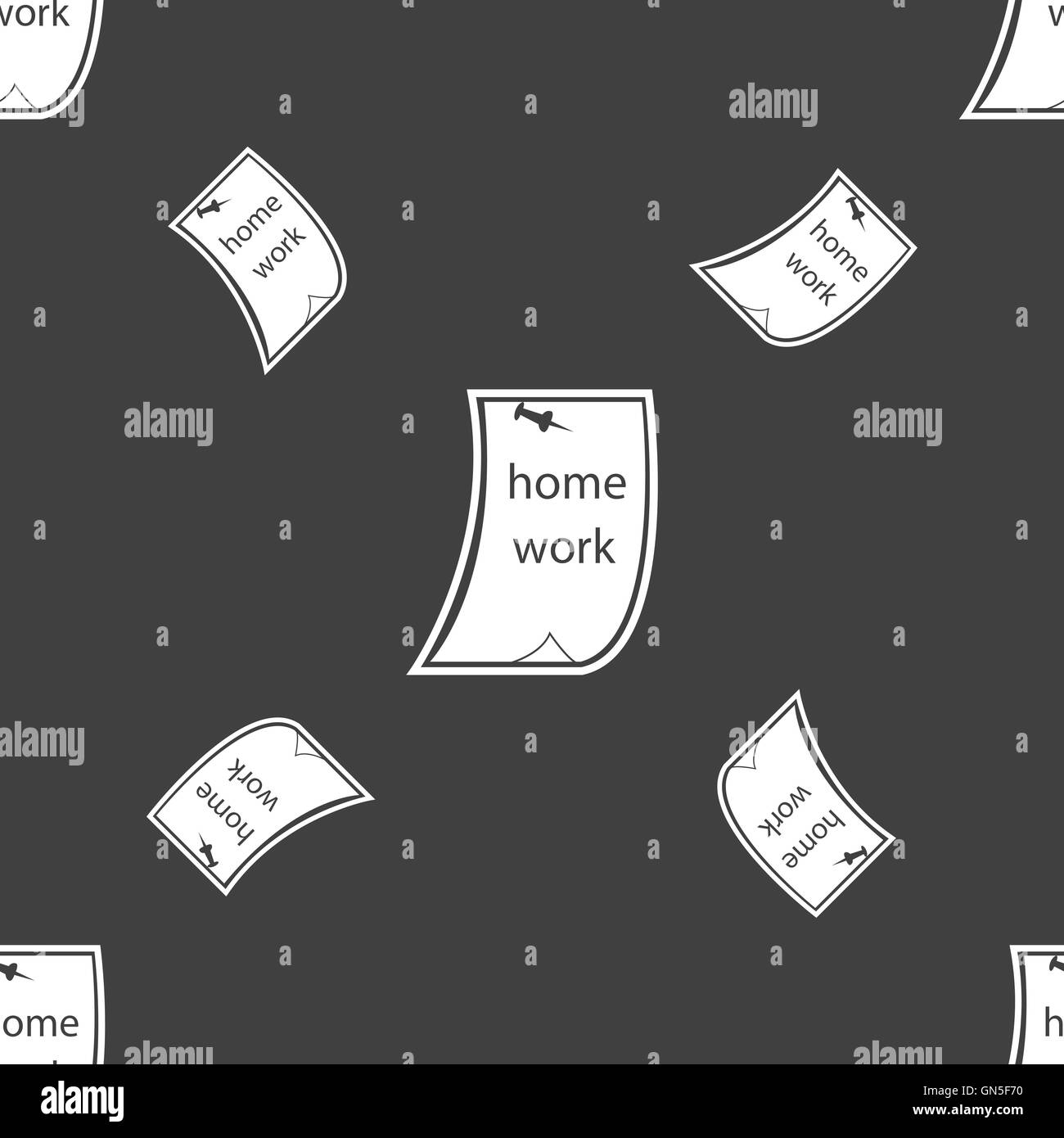 Homework icon hi-res stock photography and images - Alamy