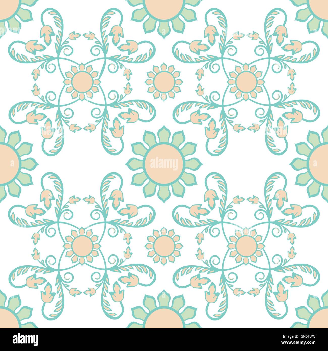 Seamless colourful ornament tiles Stock Vector Image & Art - Alamy