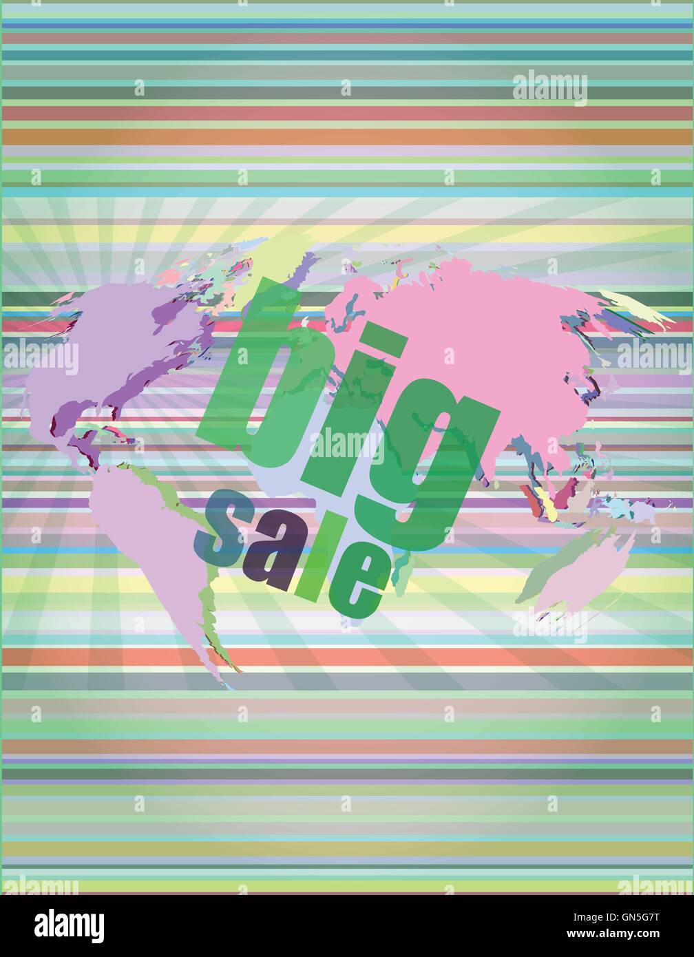 sale percentage on business digital touch screen vector illustration ...
