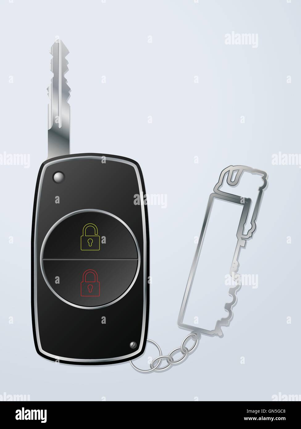 Truck remote key with truck keyholder Stock Vector Image & Art - Alamy