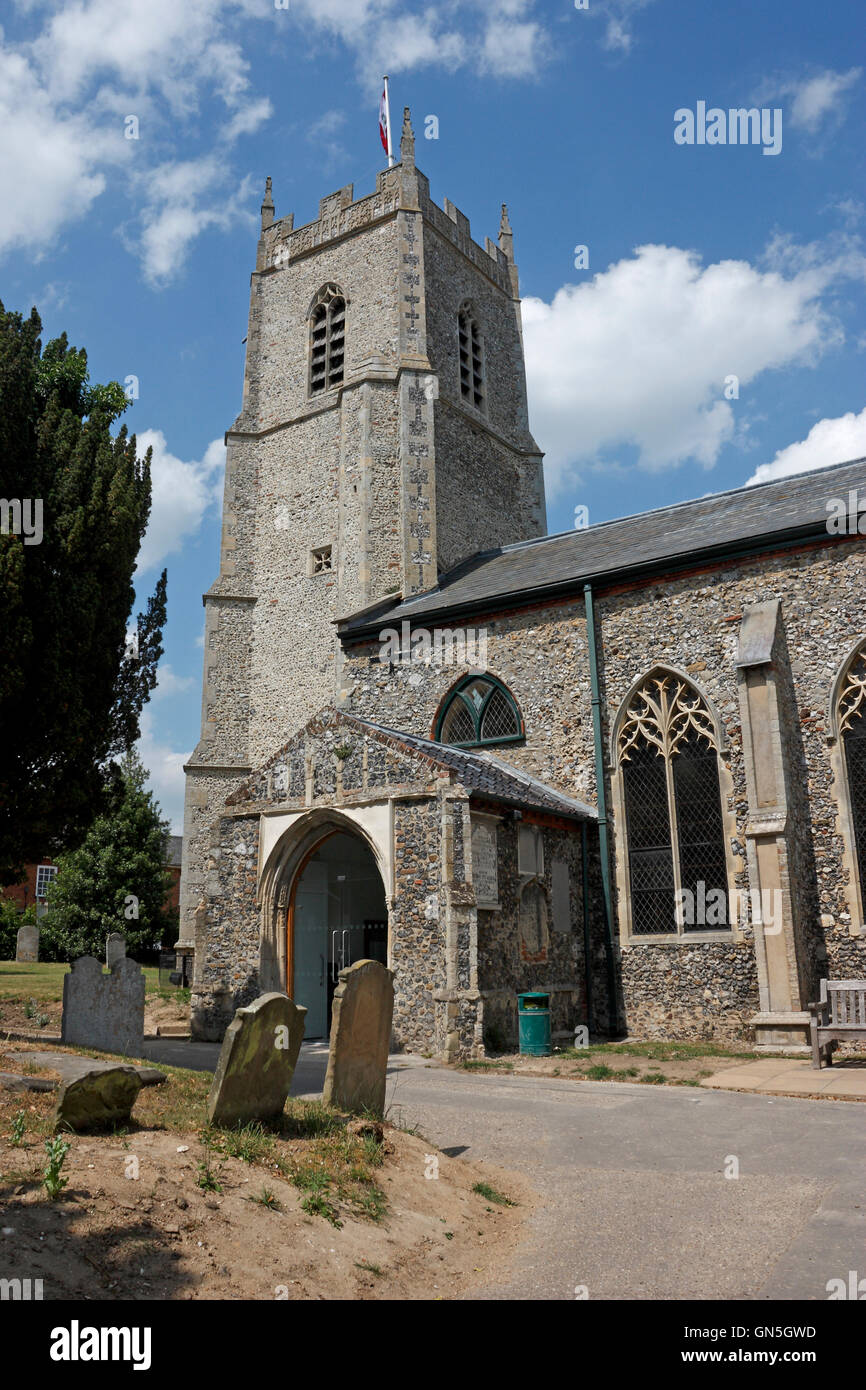 St Mary's Church Reepham, Norfolk Stock Photo - Alamy