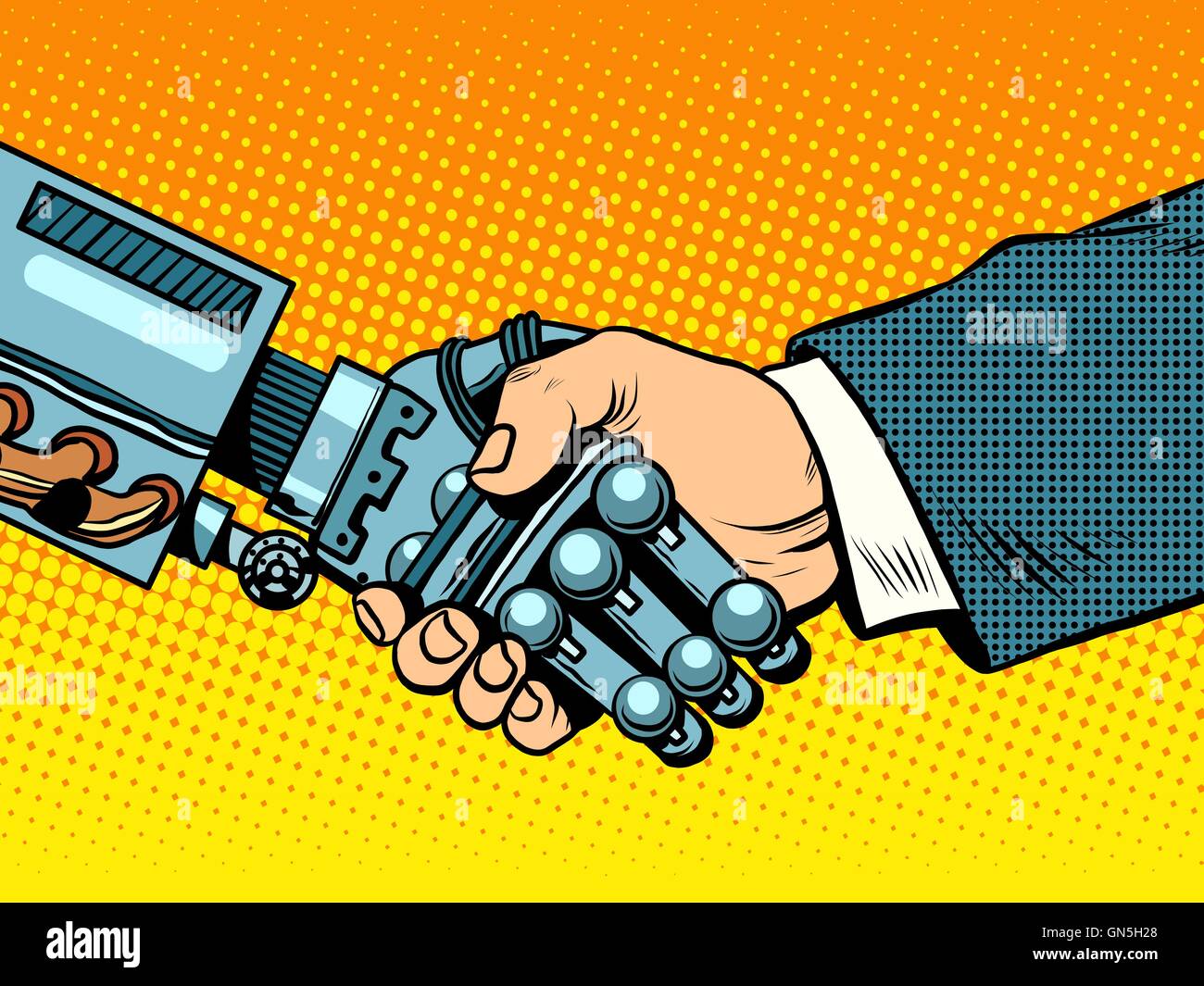 Business technologies concept man Stock Vector Images - Alamy