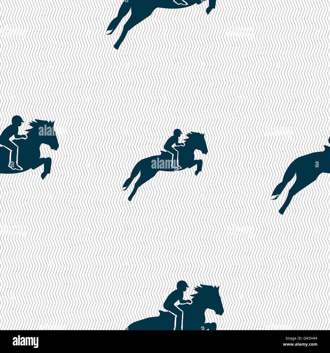 Horse race. Derby. Equestrian sport. Silhouette of racing horse icon ...