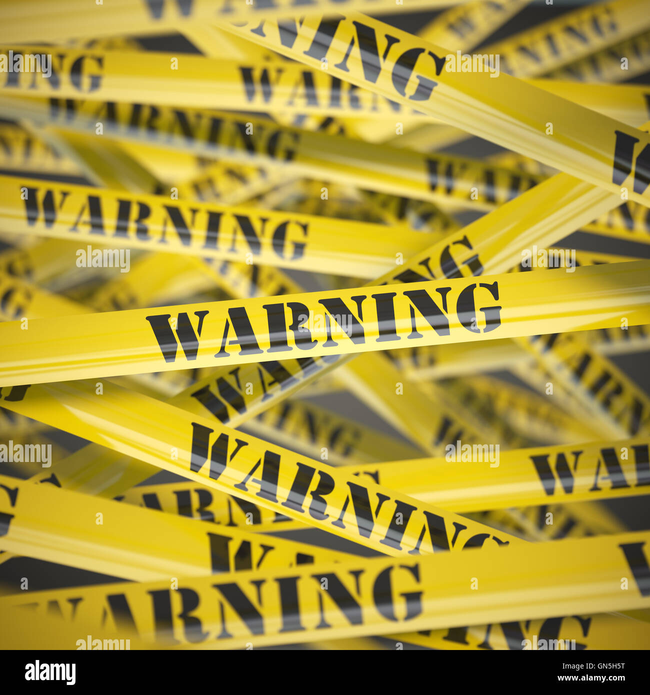 Warning yellow caution tape background. Security concept. 3d ...