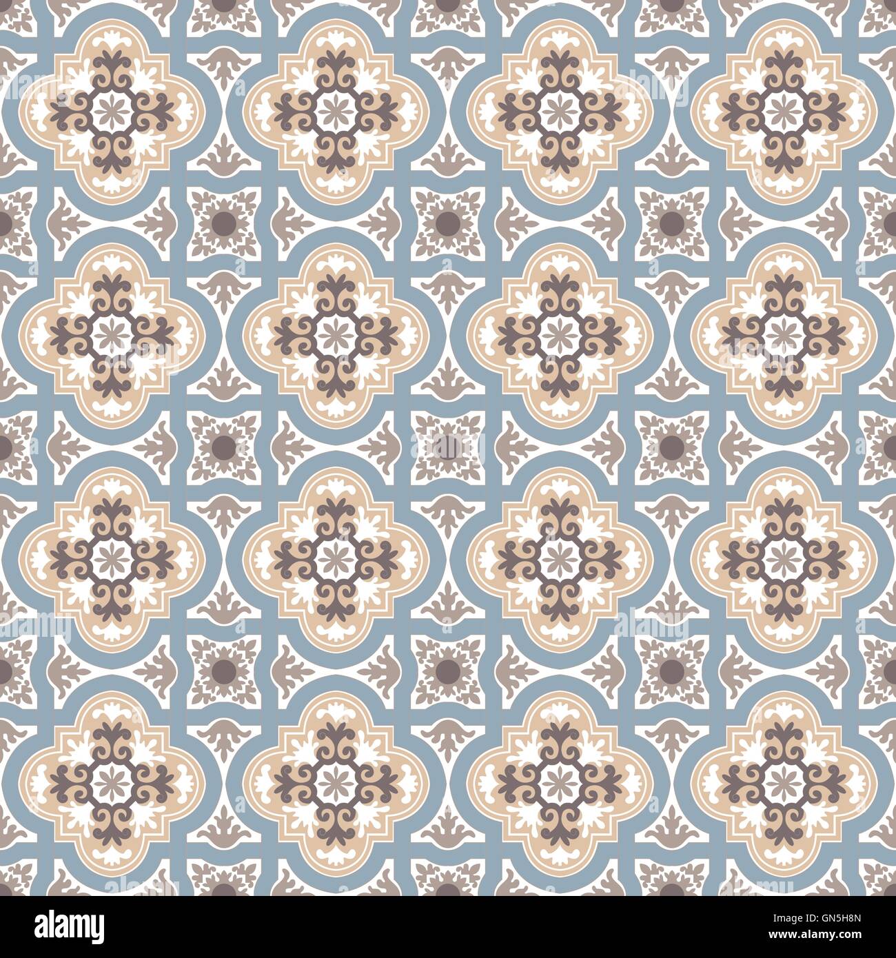 Vector ceramic tiles with seamless pattern Stock Vector Image & Art - Alamy
