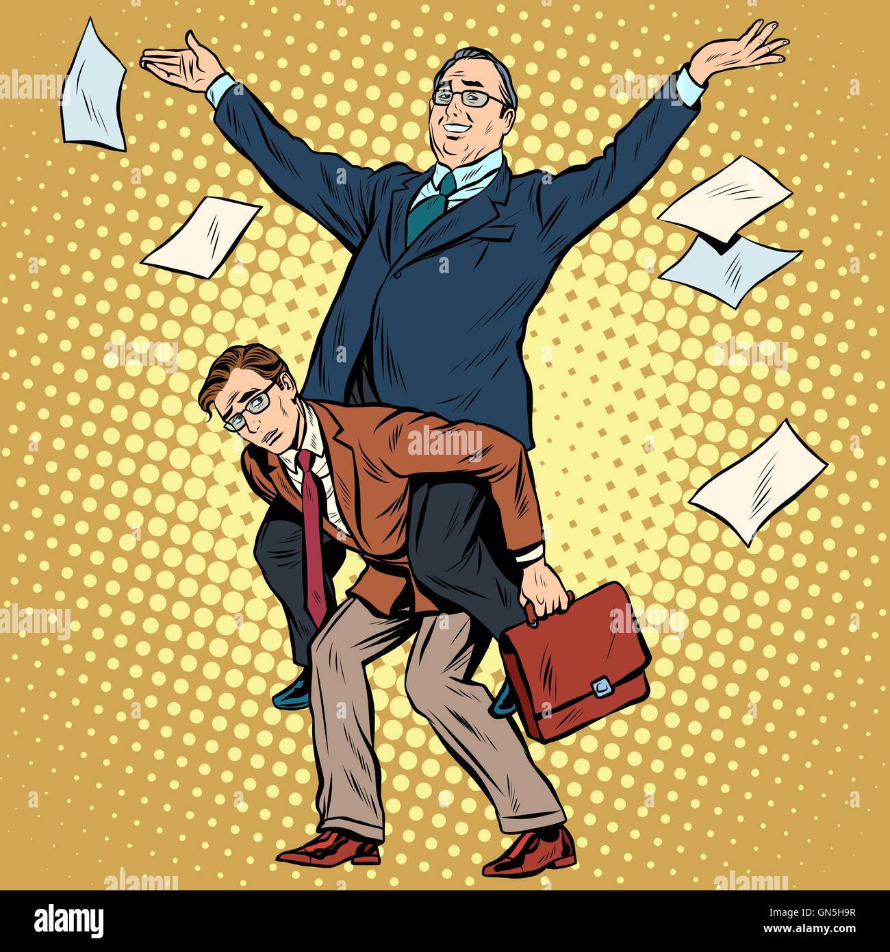 Alpha male boss Stock Vector Images - Alamy