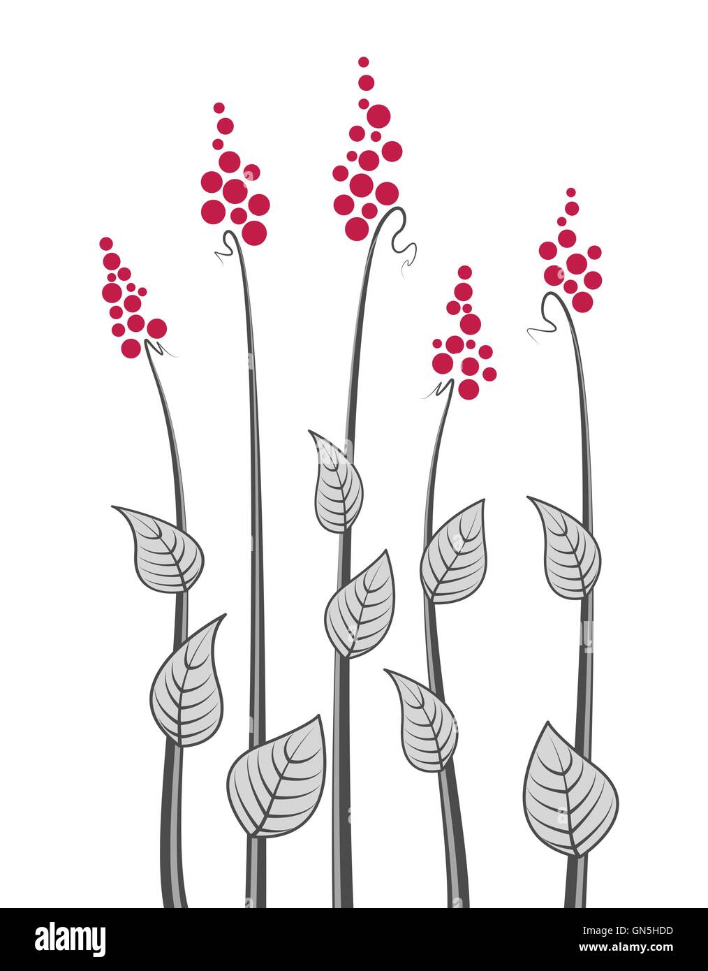 Summer wild meadow field Stock Vector Images - Alamy