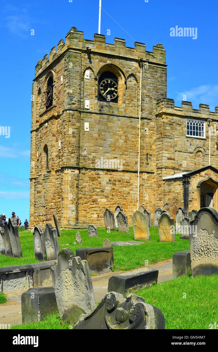 St Mary's Church Whitby North Yorkshire England UK Stock Photo - Alamy