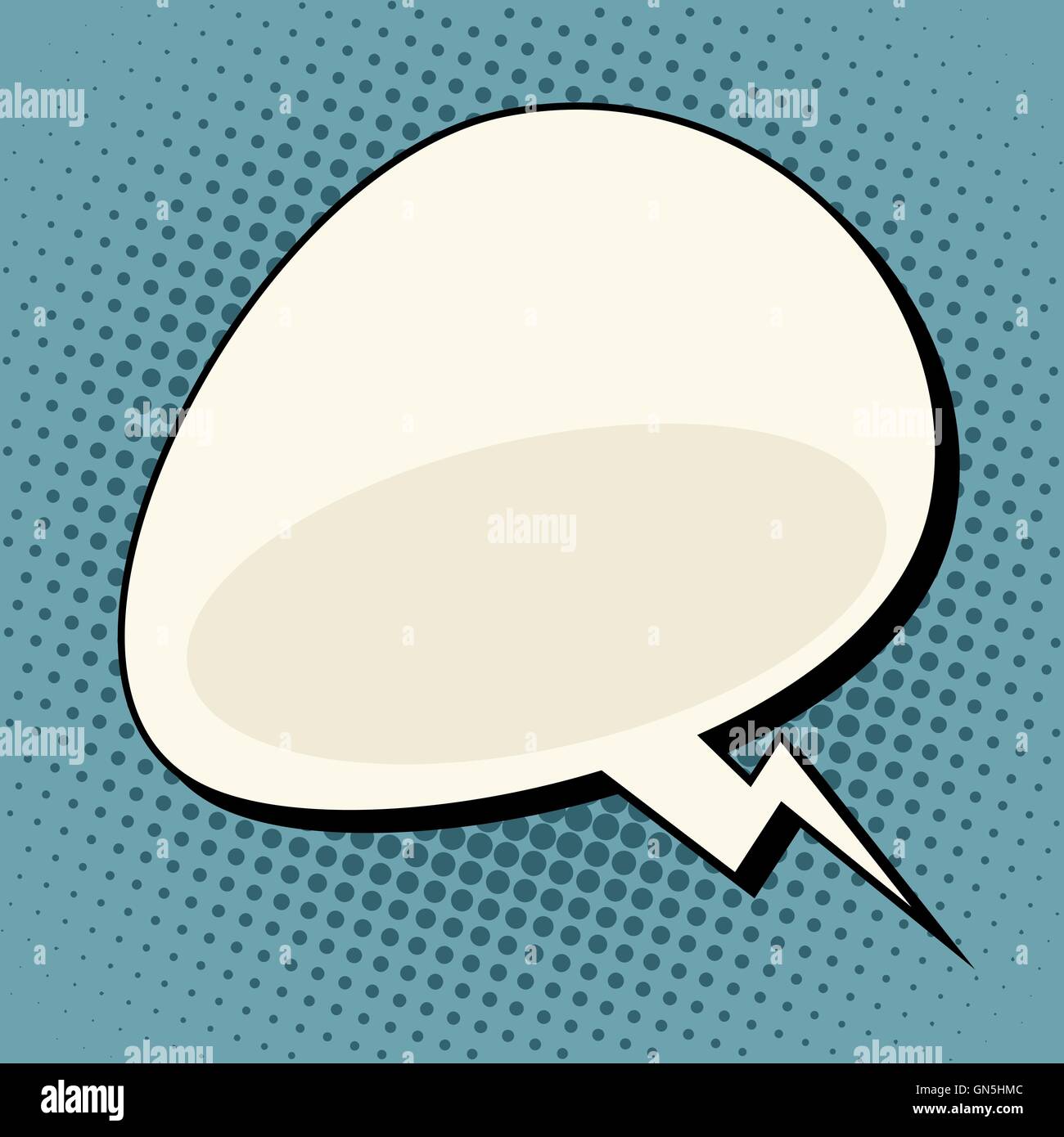 cloud comic bubble retro background for text Stock Vector Image & Art ...