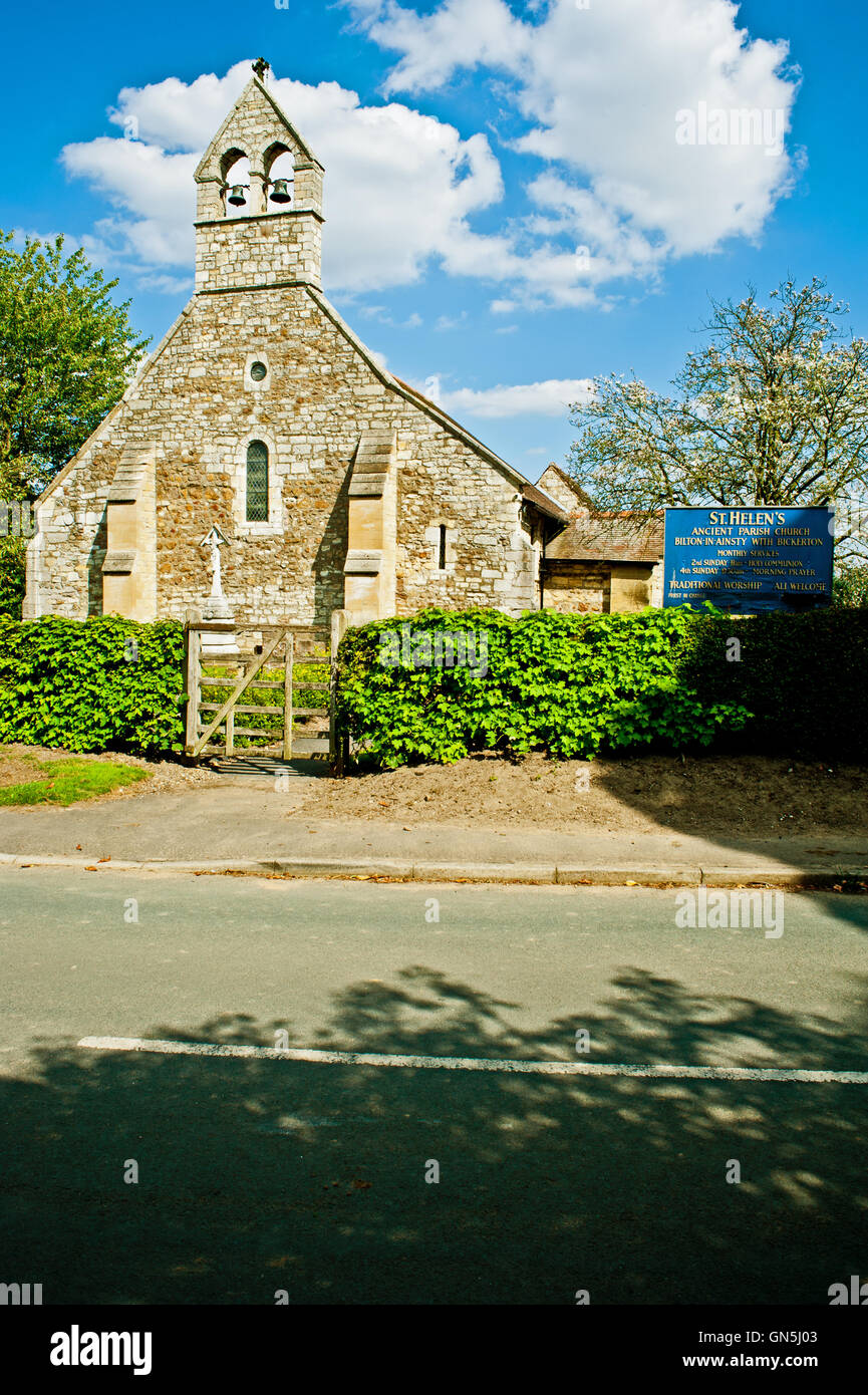St Helens Church, Bilton in Ainsty, Yorkshire Stock Photo - Alamy