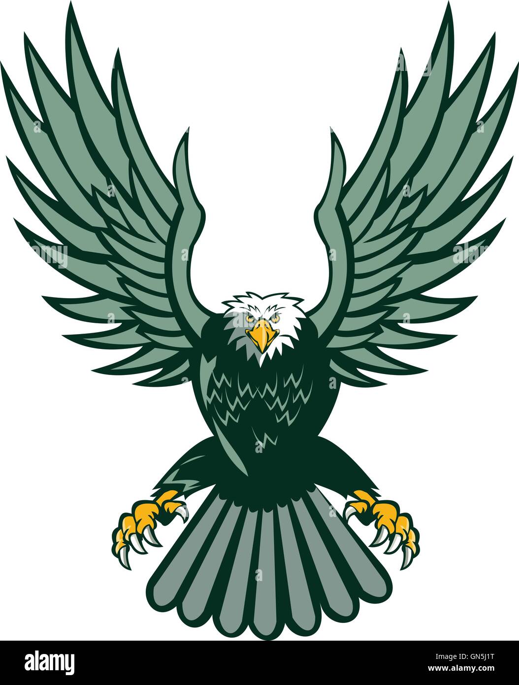 Bird swoop Stock Vector Images - Alamy