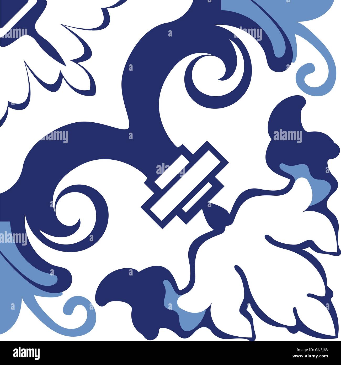 Vector ceramic tiles with seamless pattern Stock Vector Image & Art - Alamy