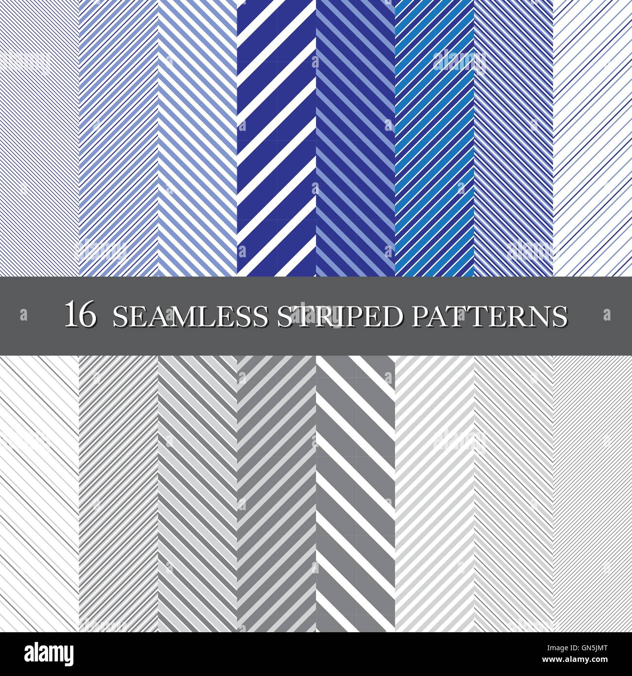 Seamless Striped Patterns Stock Vector Image & Art - Alamy