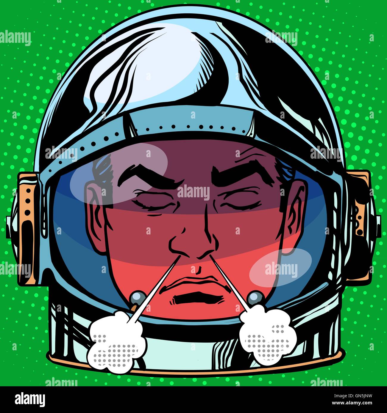 Rage red Stock Vector Images - Alamy