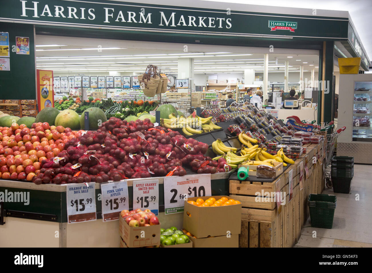 Australian supermarket chain Harris Farm Markets, and a store on Sydney northern beaches ...