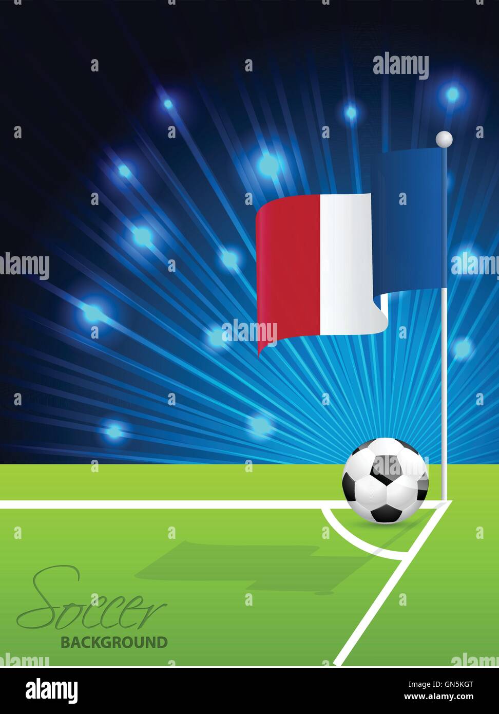 French in blue sky Stock Vector Images - Alamy