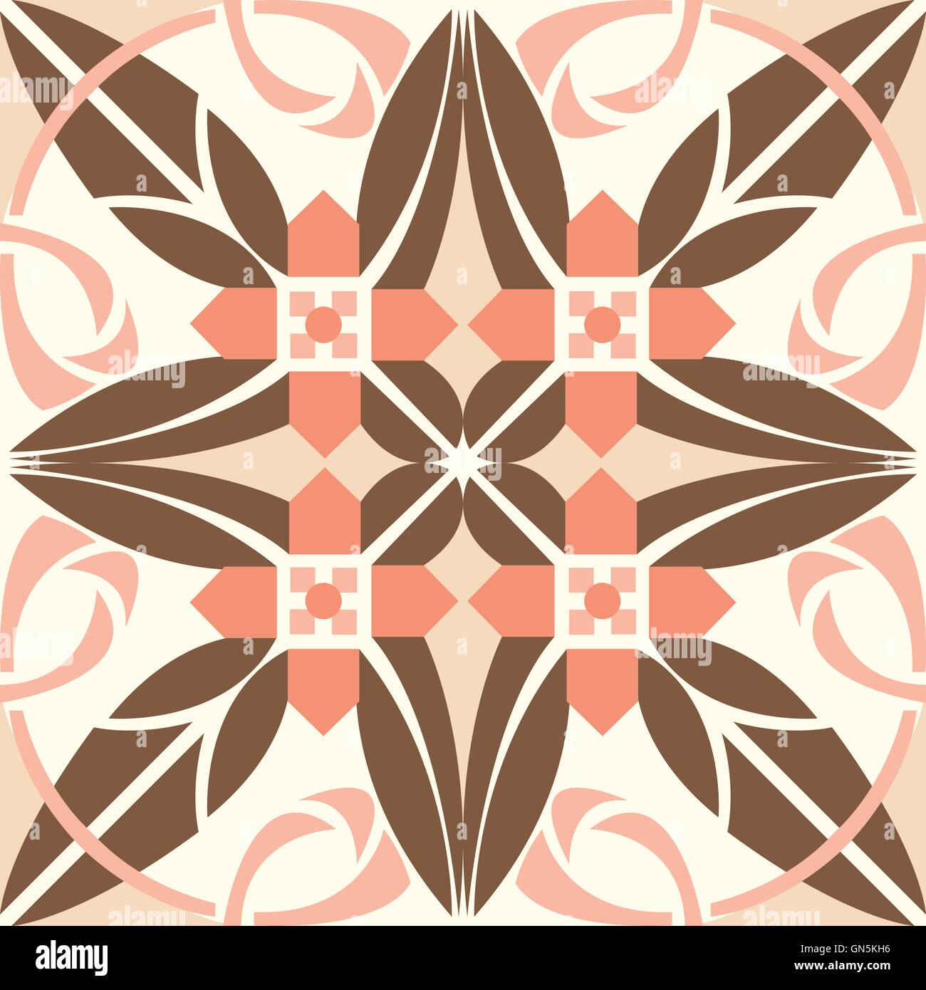 Vector ceramic tiles with seamless pattern Stock Vector Image & Art - Alamy