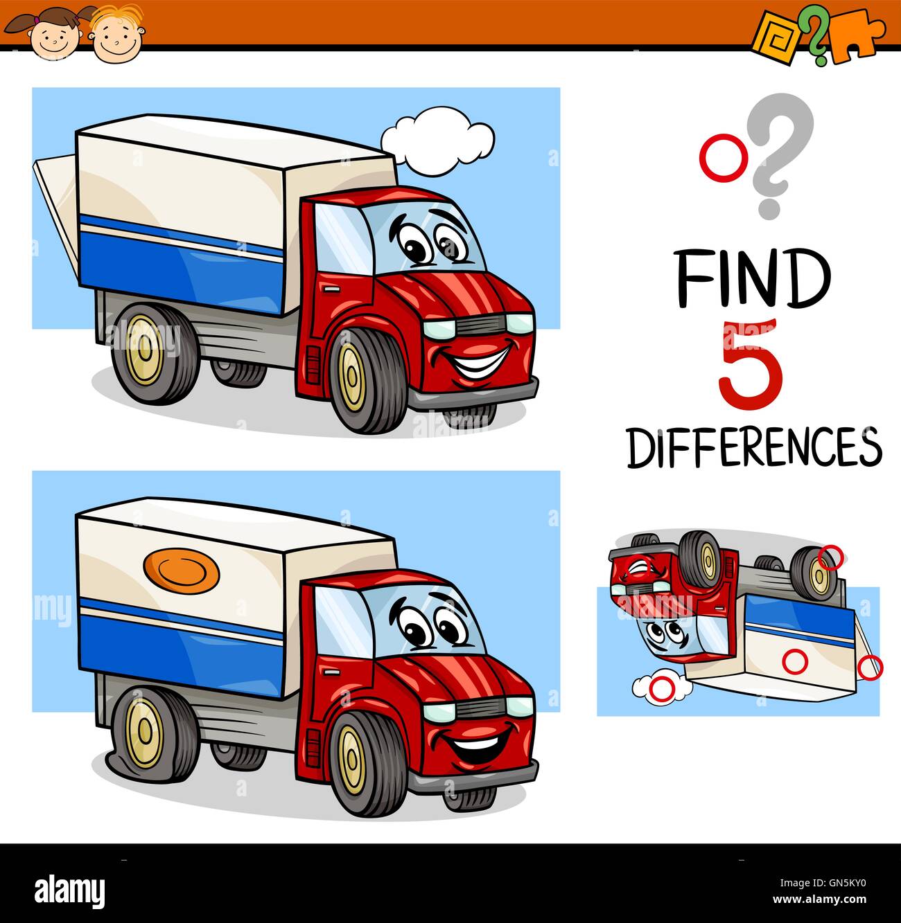 task of finding differences Stock Vector Image & Art - Alamy