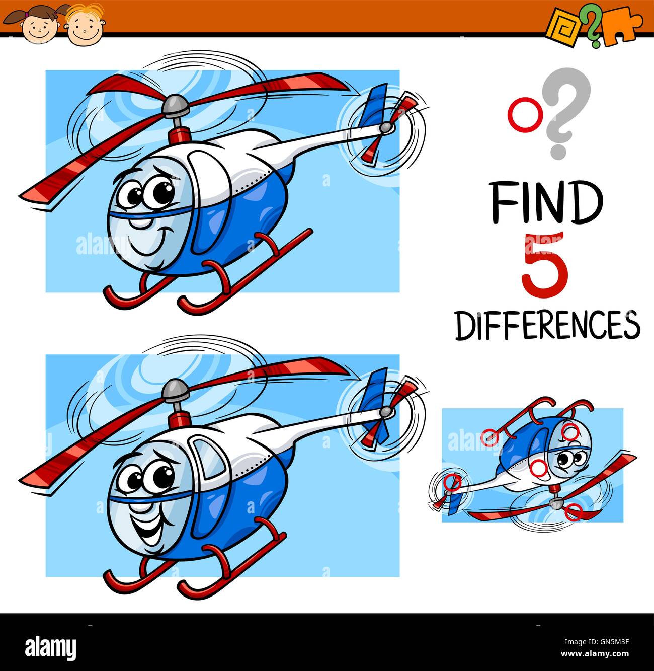 differences task cartoon illustration Stock Vector Image & Art - Alamy