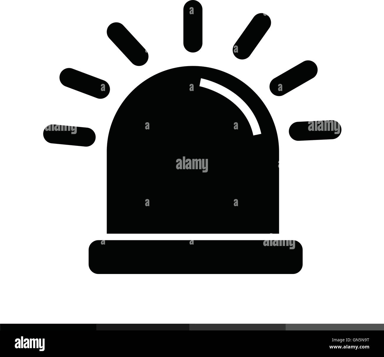 Flashing button Stock Vector Images - Alamy