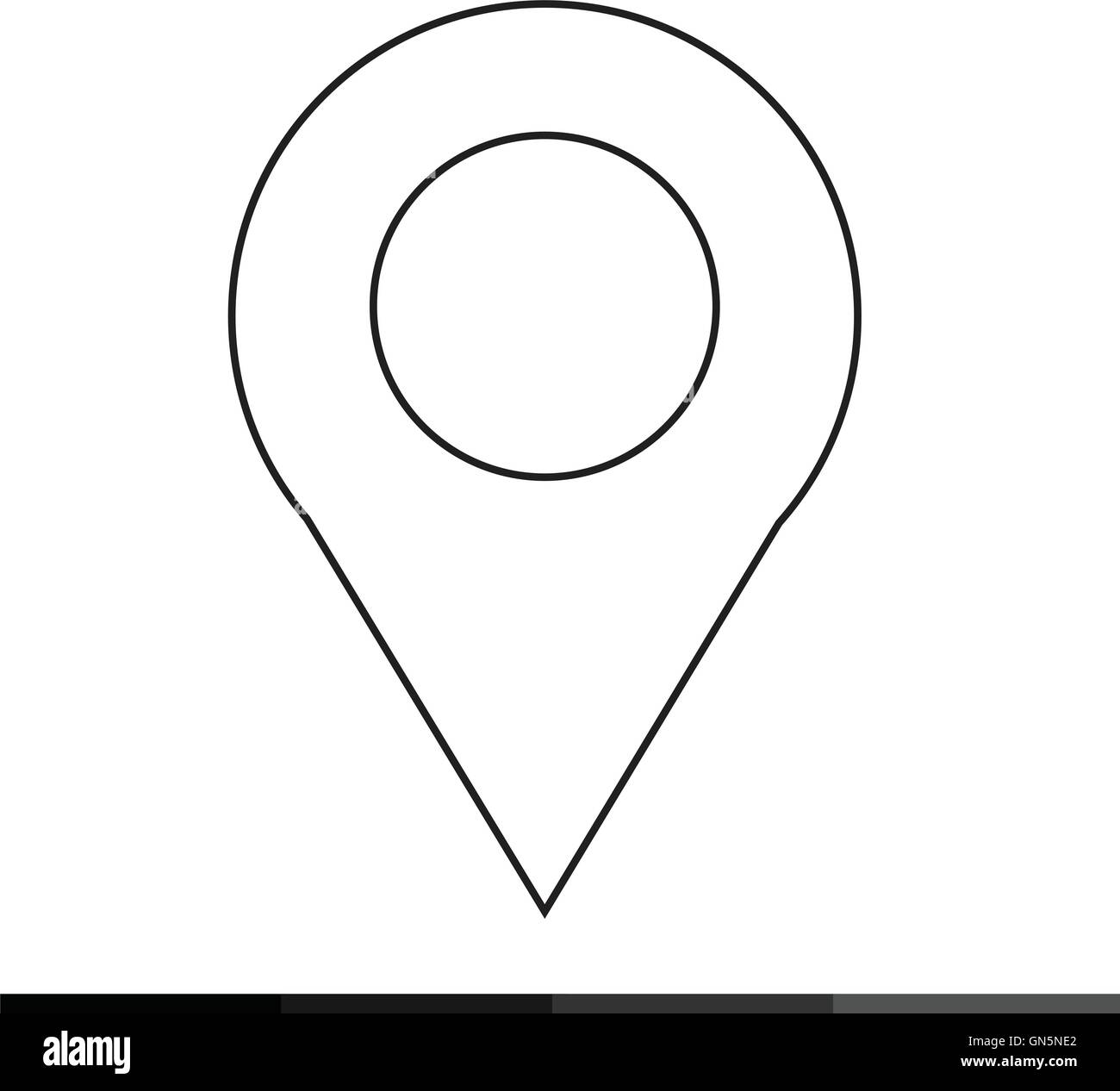 map pin icon illustration design Stock Vector Image & Art - Alamy