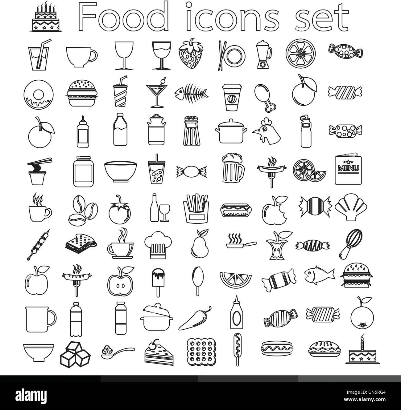 Food icon illustration design Stock Vector Image & Art - Alamy