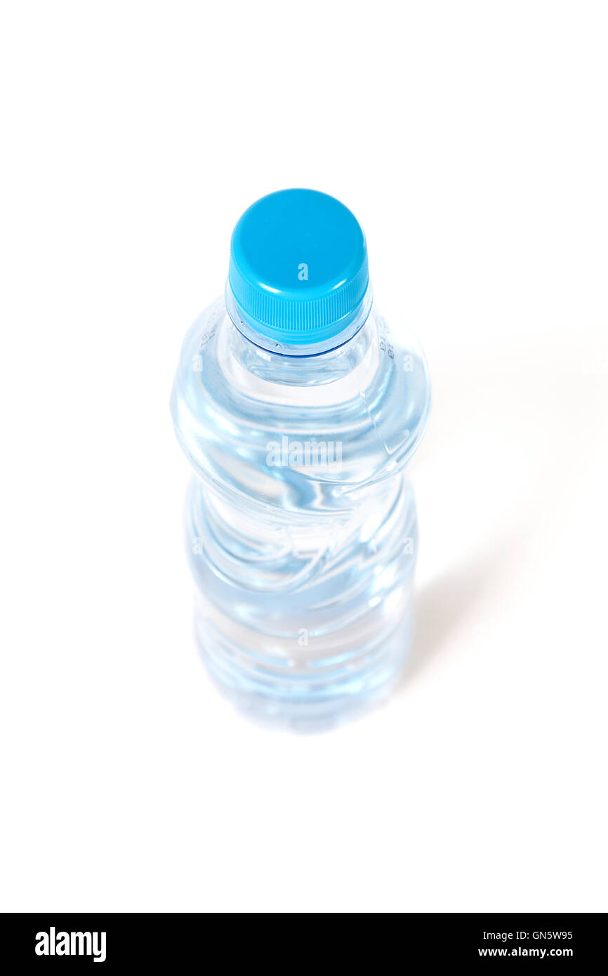 view on the water bottle from above Stock Photo - Alamy