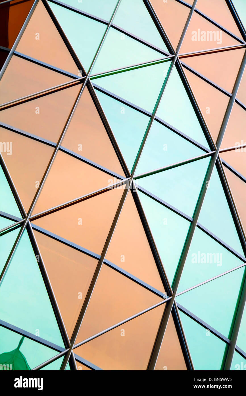colored and mirrored windows Stock Photo - Alamy