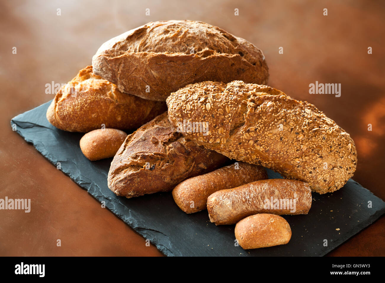 Assortment of Traditional Breads Stock Photo - Alamy