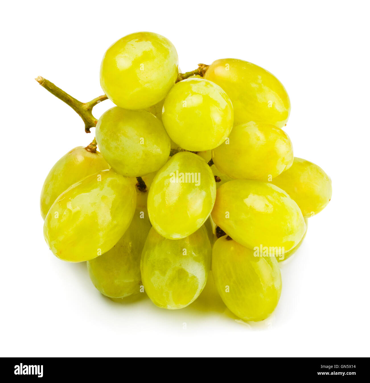 bunch of white grape Stock Photo - Alamy