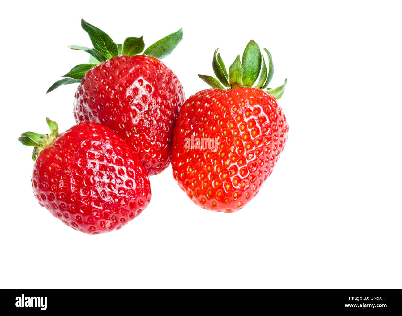 Three berries red fresh Cut Out Stock Images & Pictures - Alamy