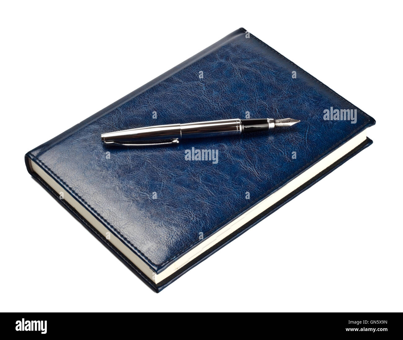 pen on closed diary Stock Photo - Alamy