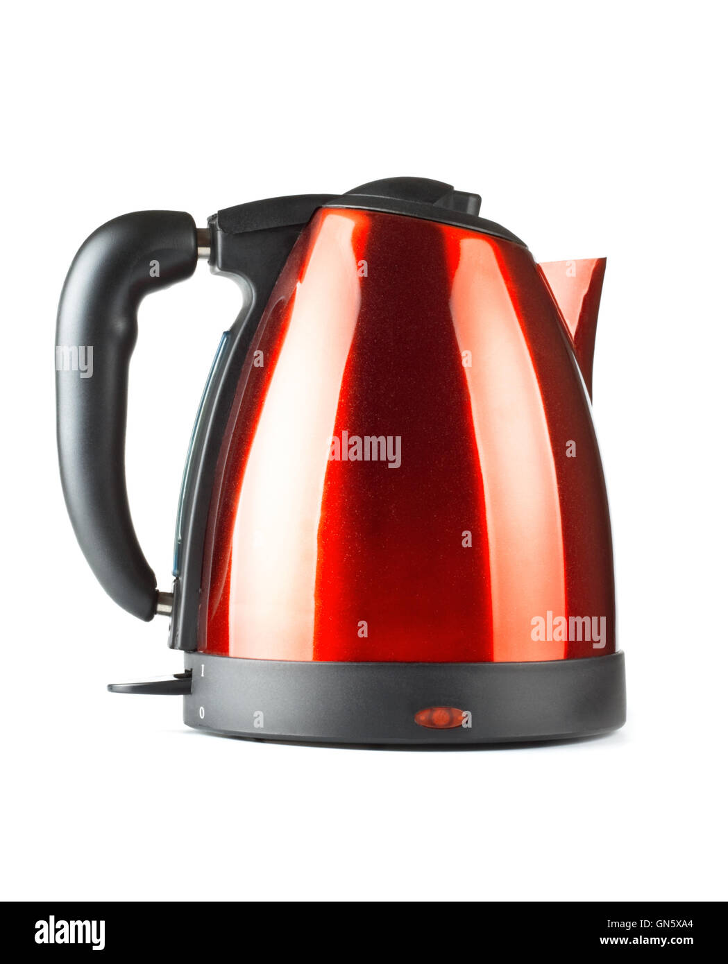 Red tea kettle modern Cut Out Stock Images & Pictures - Alamy