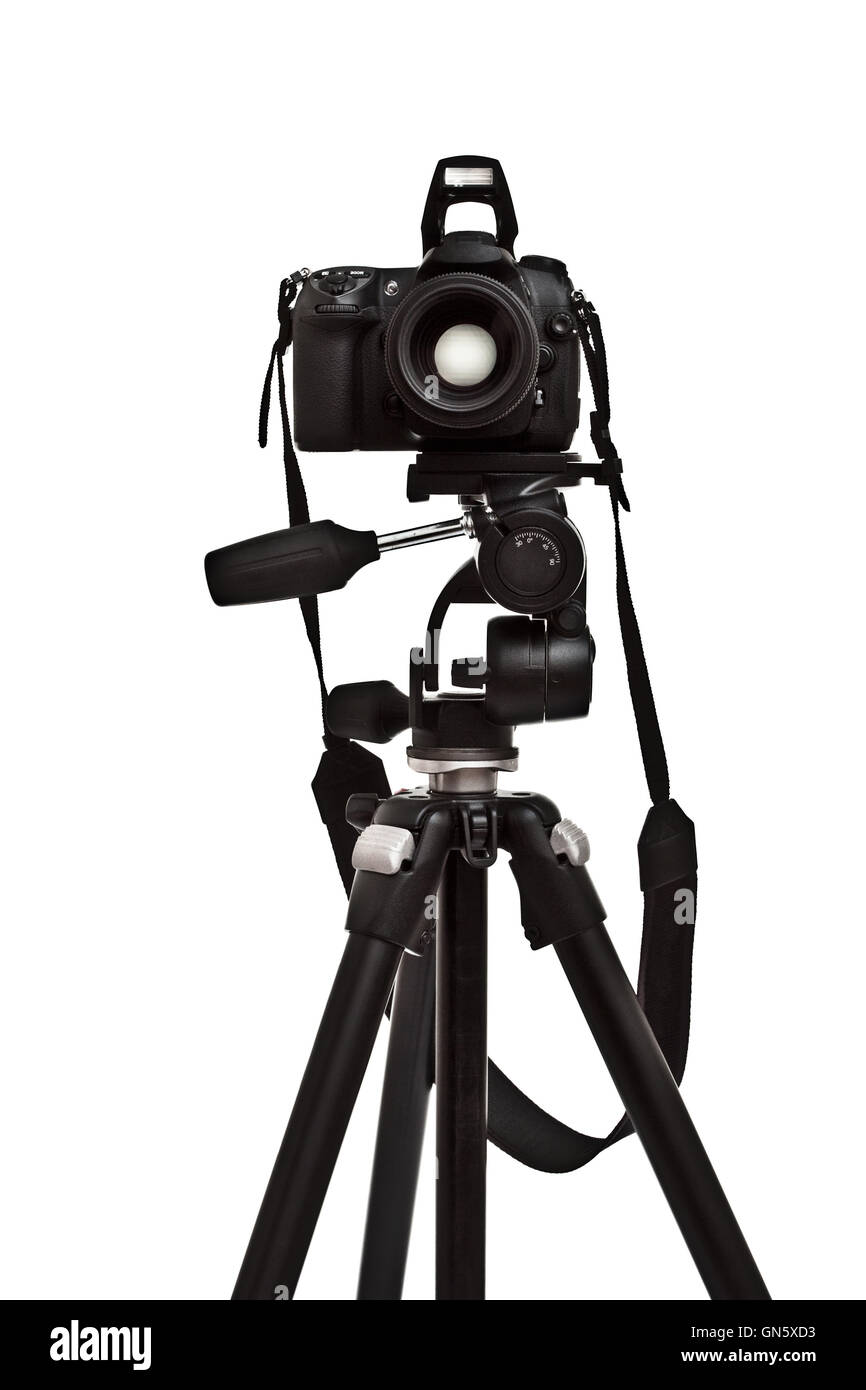 Camera tripod white background hi-res stock photography and images - Alamy