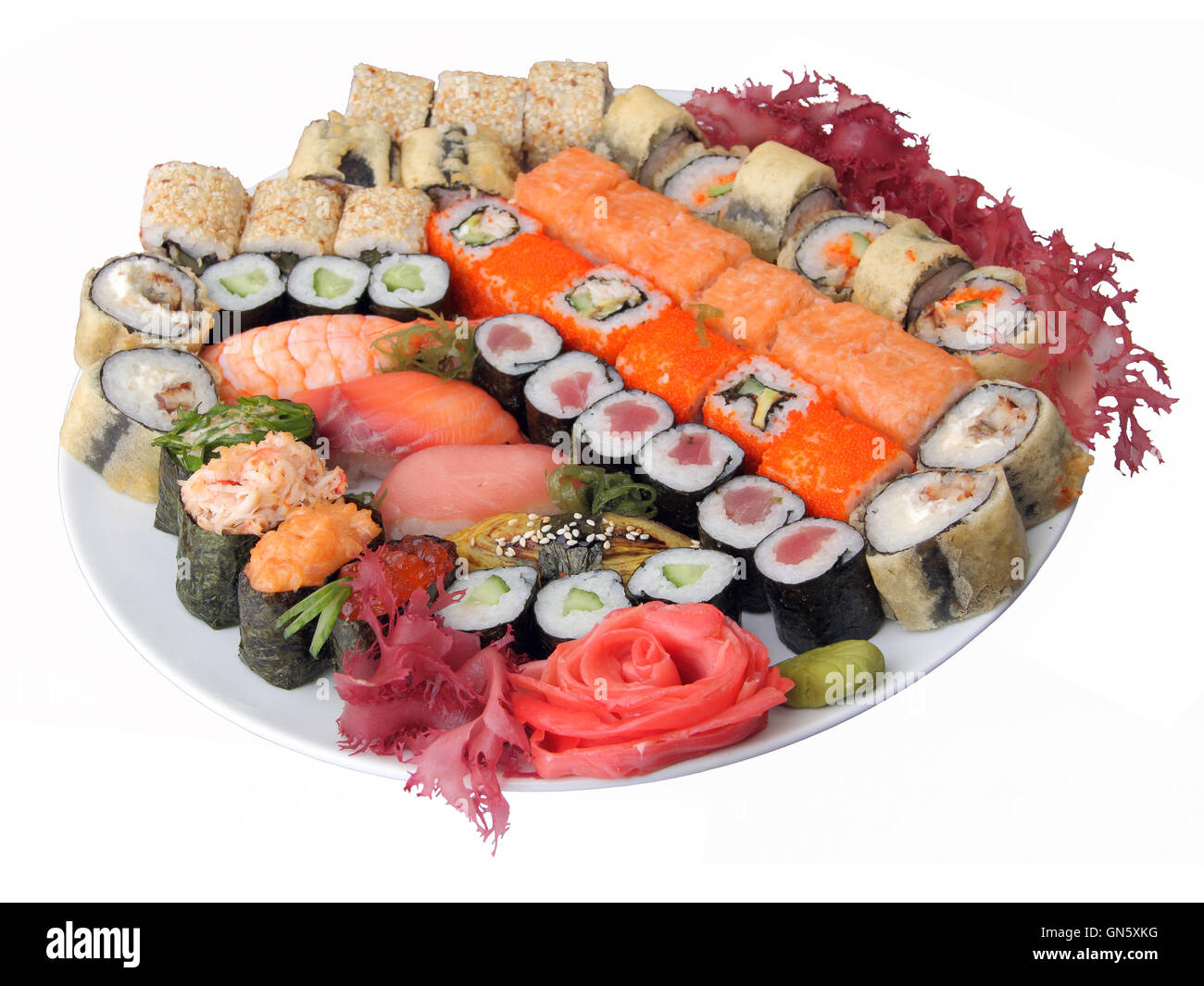 variety of sushi Stock Photo - Alamy