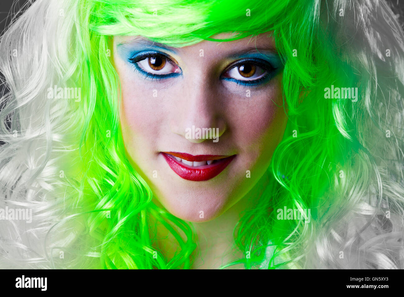 green fairy girl Stock Photo - Alamy