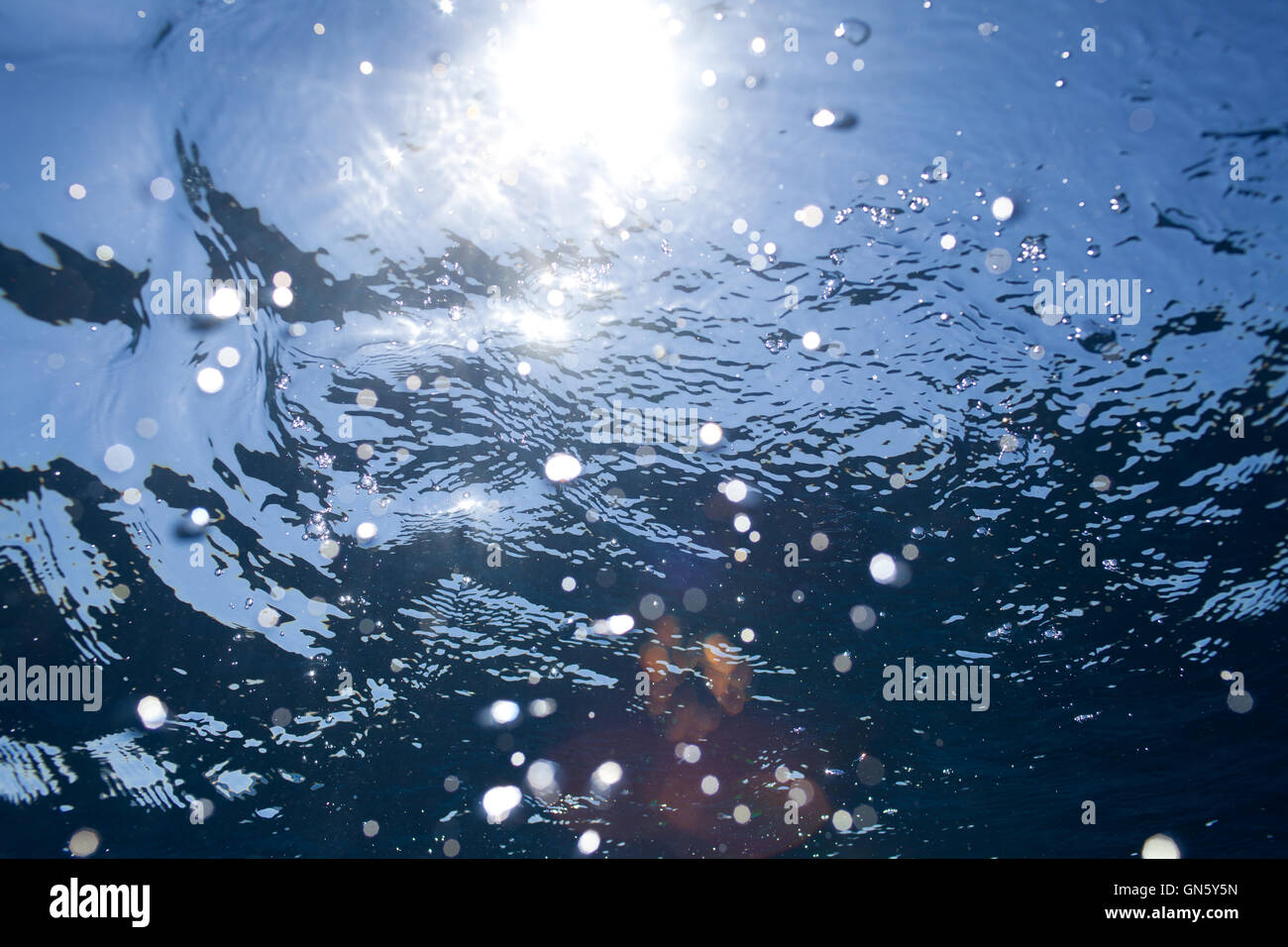 background of sunlight in water Stock Photo - Alamy