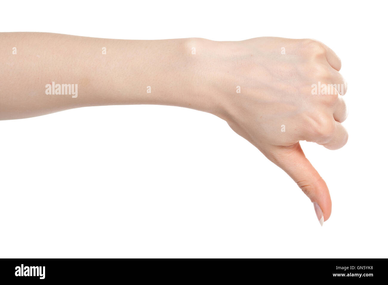 Woman sign signal symbolic hi-res stock photography and images - Alamy