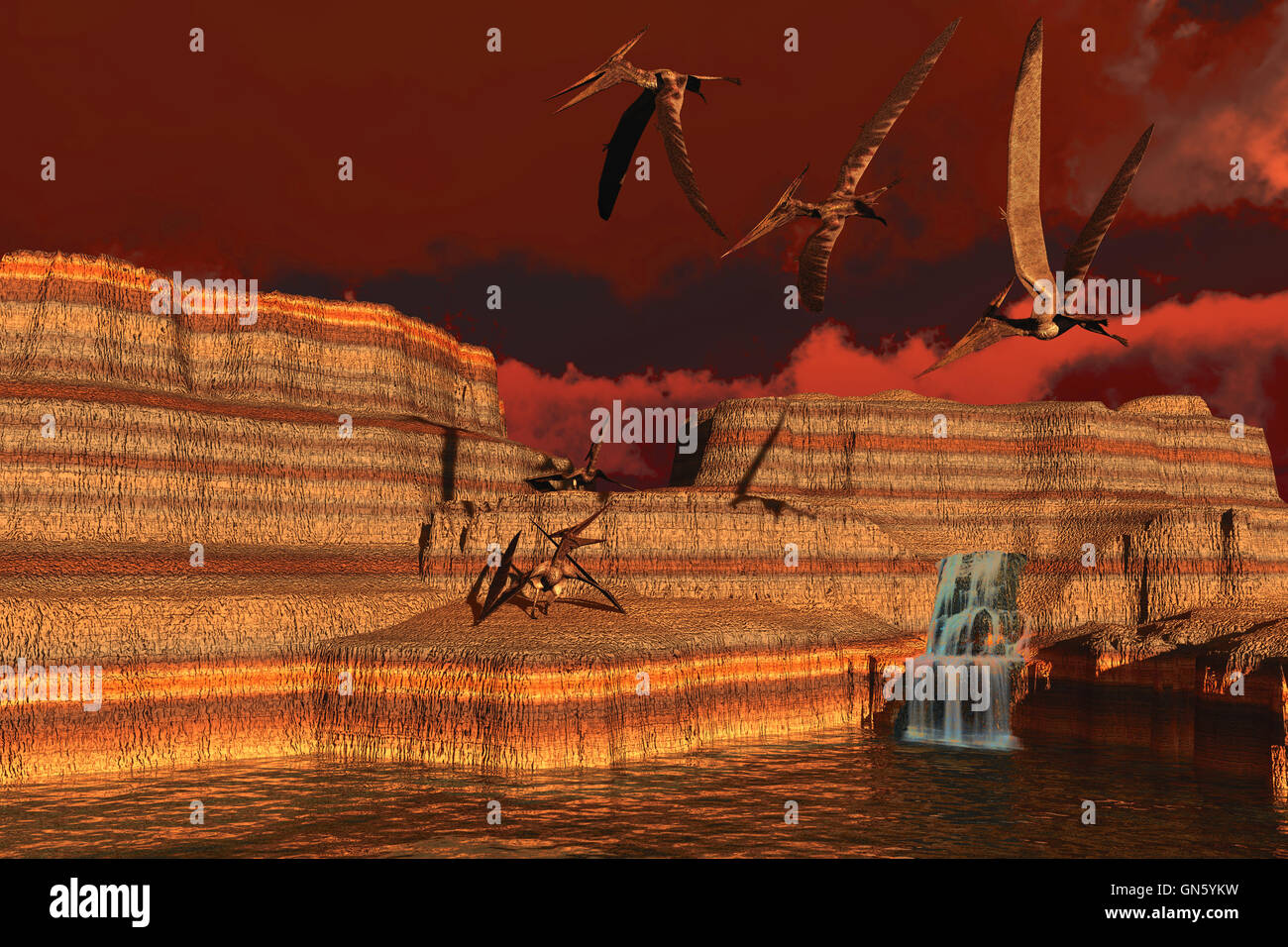 Pteranodon fossil hi-res stock photography and images - Alamy