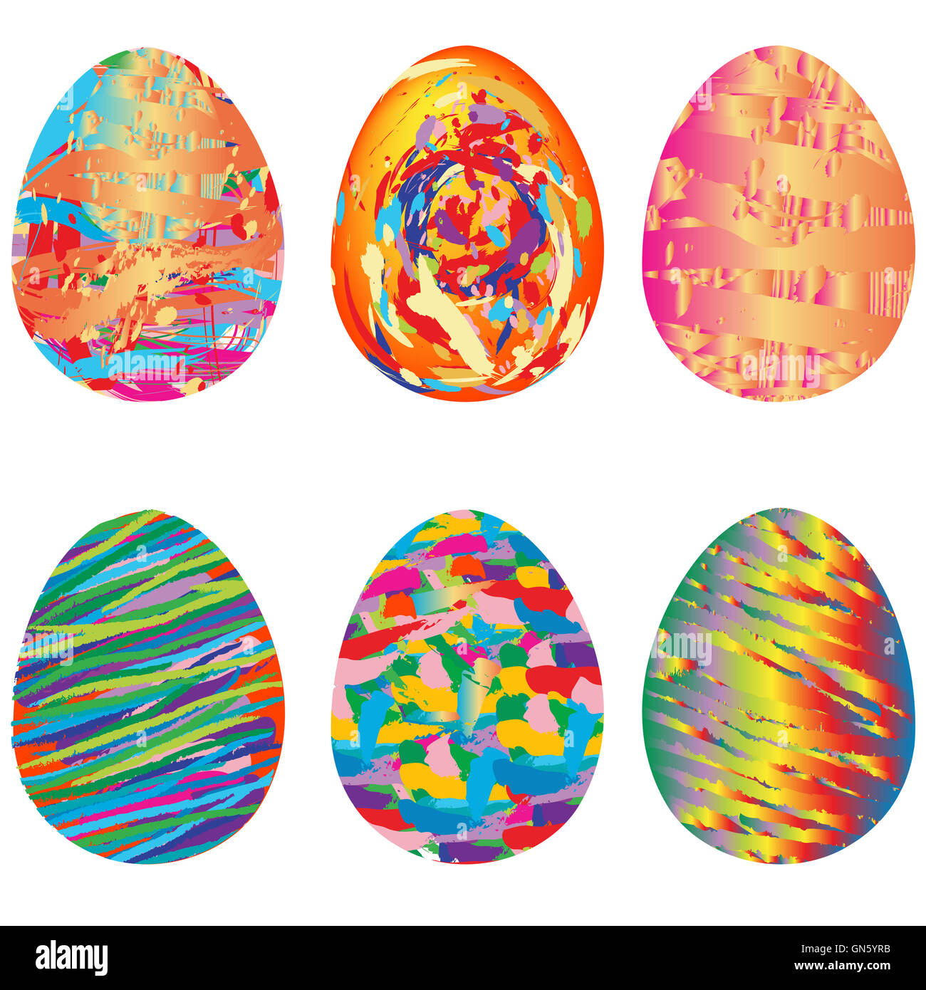 Set of 6 eggs hi-res stock photography and images - Alamy